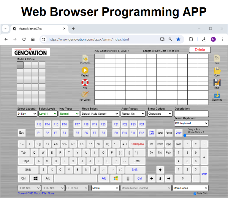 ControlPad CP24 USB HID - Genovation Computer Input Devices