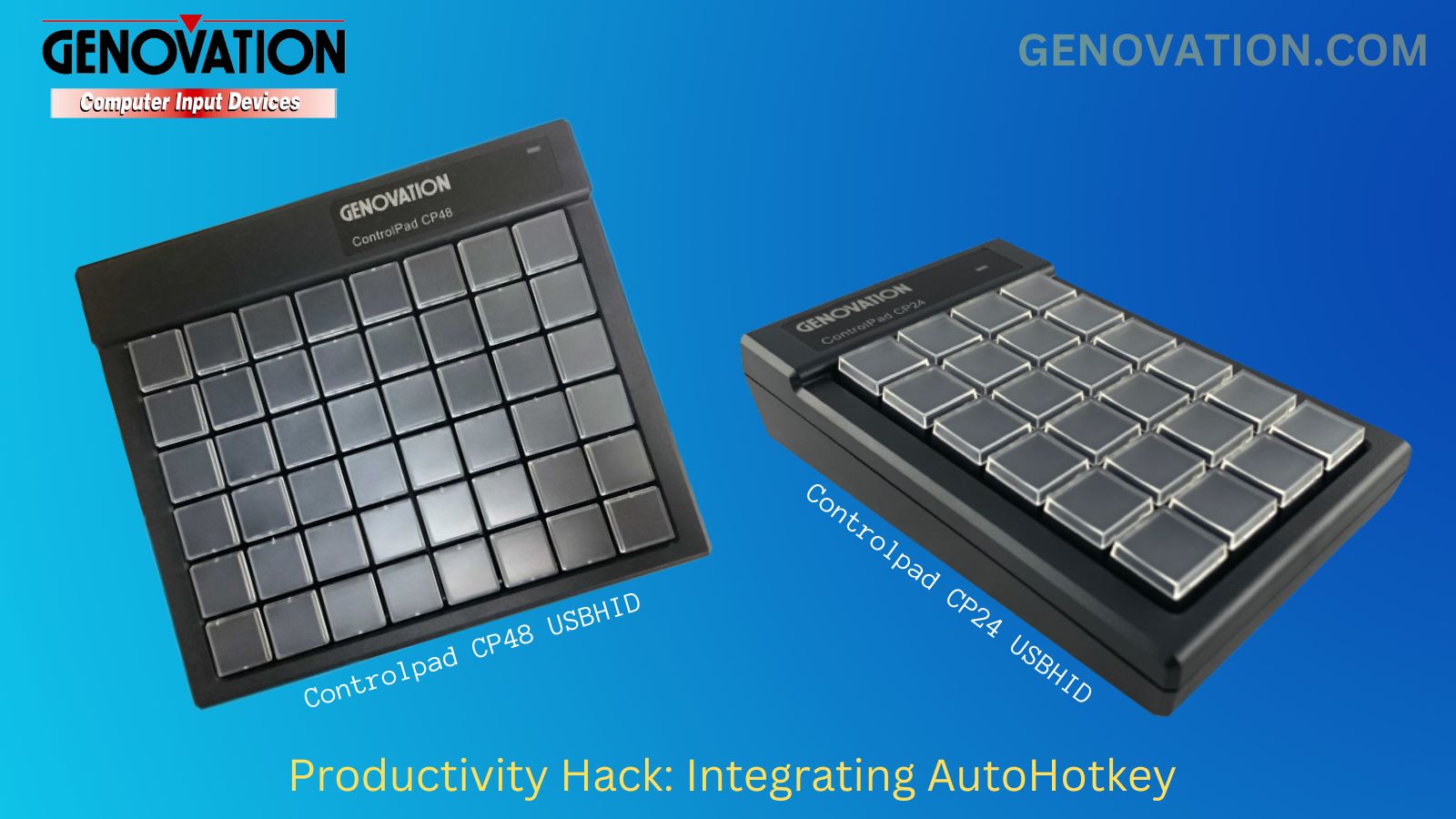 Integrate Genovation's Controlpad CP24/CP48 with AutoHotkey ...